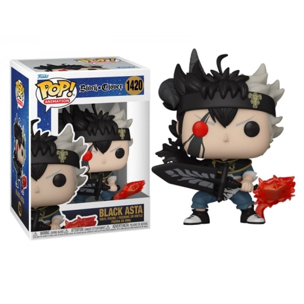 FUNKO POP Black Asta 1420 - Black Clover - 889698705684 | CasadelaTinta